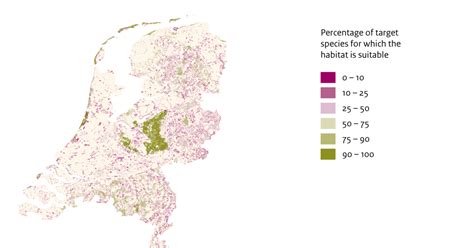 Spatial Connectivity Of The National Ecological Network 1990 2012 Compendium Voor De
