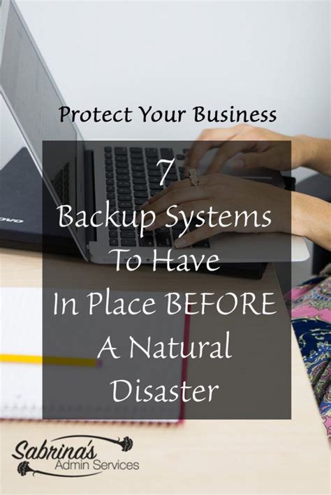 Emergency Preparedness Backup Systems To Have In Place Home Business Organization Small