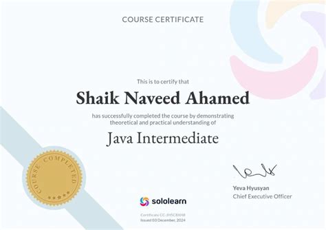 Shaik Naveed Ahamed On Linkedin Javaprogramming Learningneverstops Sololearn
