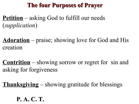 Prayer Ppt