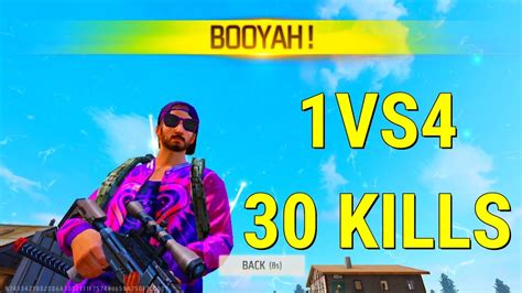 30 Kills Solo Vs Squad Dominating The Peak Garena Free Fire