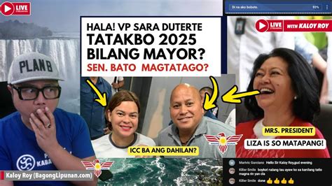 SIGN OF DEFEAT SARA DUTERTE TATAKBO SA 2025 SENATOR BATO MAGTATAGO