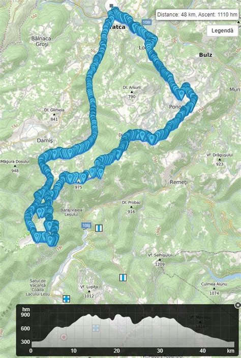 Tura Bratca Ponoara Culmile Bulzului Valea Bratcutei Muntii Nostri