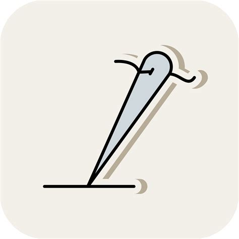 Needles Line Filled White Shadow Icon 42737338 Vector Art At Vecteezy