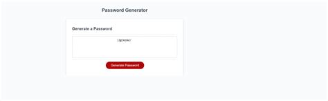 Github Carolwargo Js Password Generator Homework Challenge
