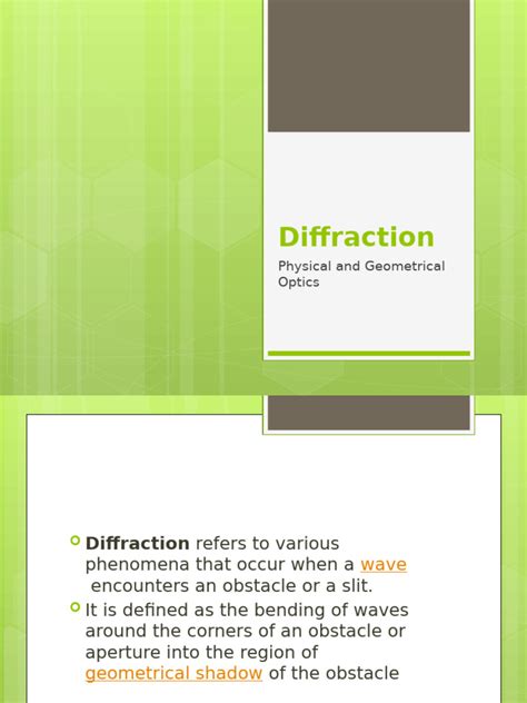 Diffraction Pdf
