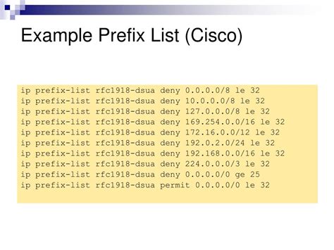 Ppt Prefix Filtering Black Holes And Protecting Your Business