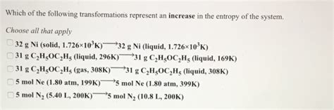 Solved Predict Whether S For Each Reaction Would Be