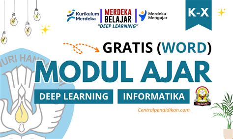 Modul Ajar Deep Learning Informatika Kelas 10 Sesuai Cp Tahun 2024