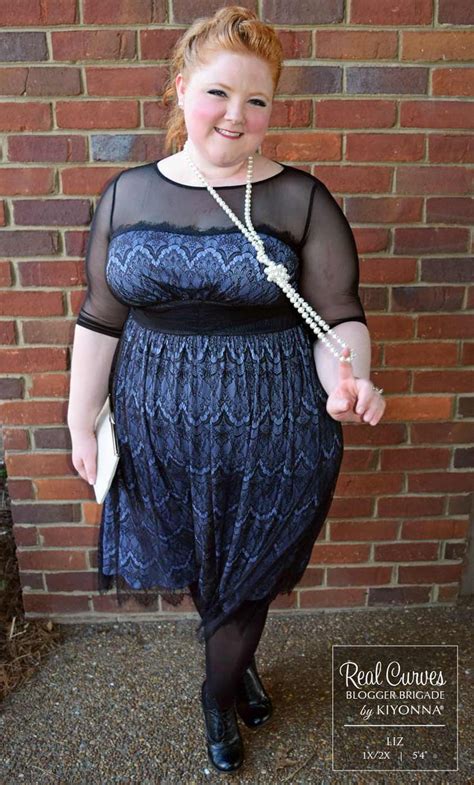 Blogger And Real Curve Cutie Liz 54” And A Size 1x2x From