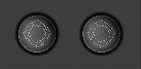 Circle Arrows On Buttons Connection Control Motion Vector Connection Control Motion PNG And