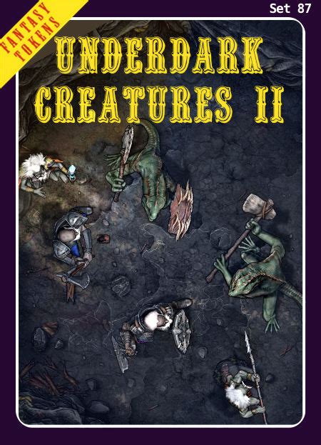 Fantasy Tokens Set 87 Underdark Creatures 2 Mysite