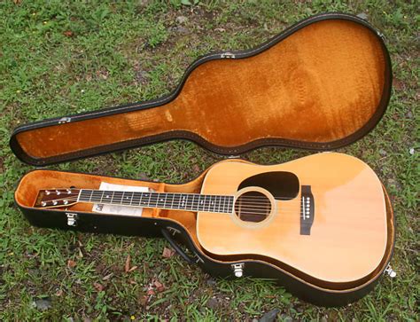 1980 Tokai D 28 Cats Eyes Ce400 Naturalhard Case Reverb