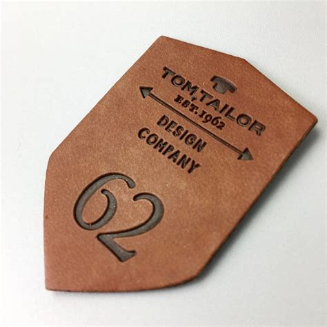 50pcs Leather Patches Custom Embossed Leather Patch Pu Leather