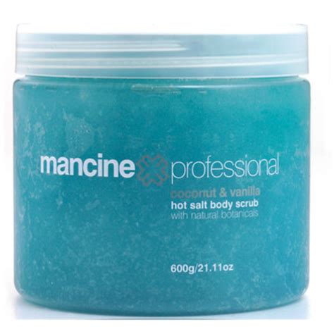 Mancine Hot Salt Scrub Coconut And Vanilla Ebeauty Supplies