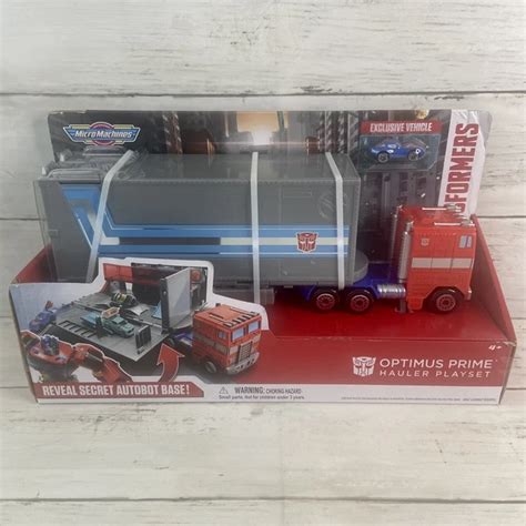Micromachines Transformers Optimus Prime Hauler Playset Eur 2319