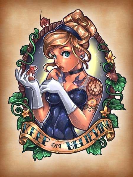 Disney Princess Tattoo