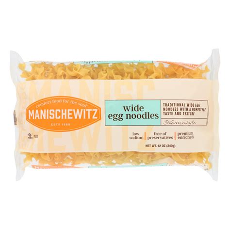 Manischewitz Egg Noodles Broad Case Of 12 12 Oz