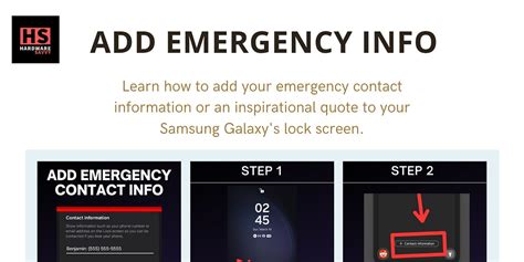 How To Add Emergency Contact Information On Samsung Galaxy