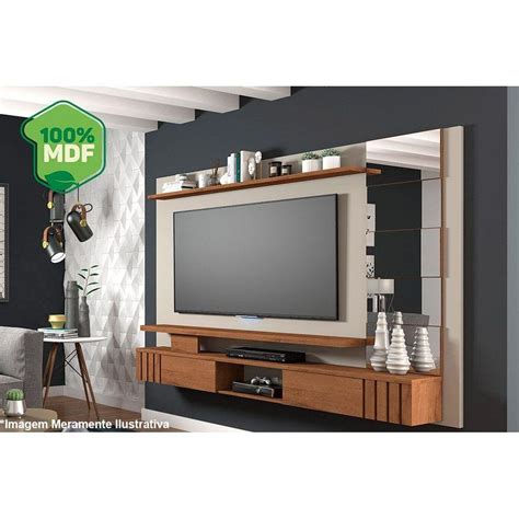 Painel para TV Murano até 65 Polegadas Off White Savana Permóbili