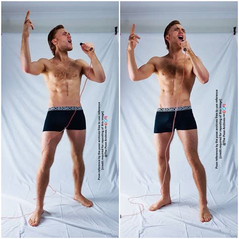 Male Singing Pose 1 By Theposearchives On Deviantart