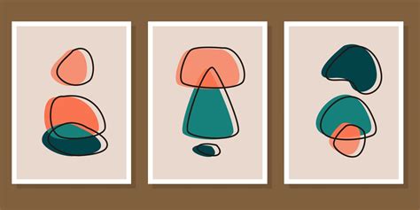 Abstract Boho Shape Set 13323654 Vector Art At Vecteezy
