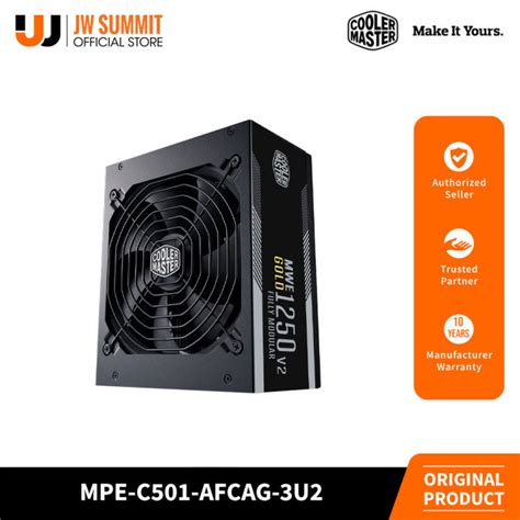 Cooler Master MWE Gold V Full Modular Plus Gold PSU Power Supply Units MPE C AFCAG