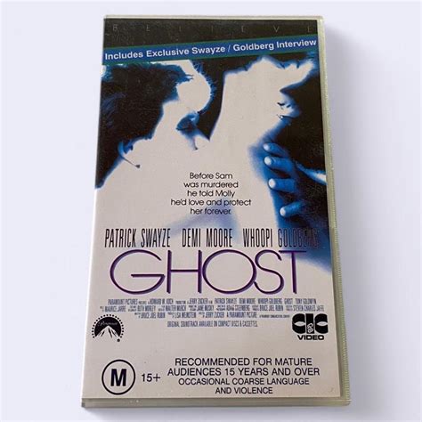 Ghost On Vintage Vhs Video Tape The Vhs Is In Good Depop