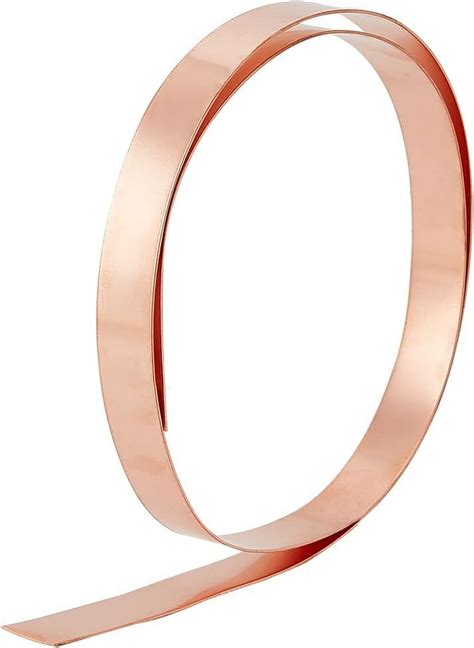 Copper Flashing Copper Sheet Roll 2x100cmx1mm Soft Copper Foil Narrow Roll Strip Decor House