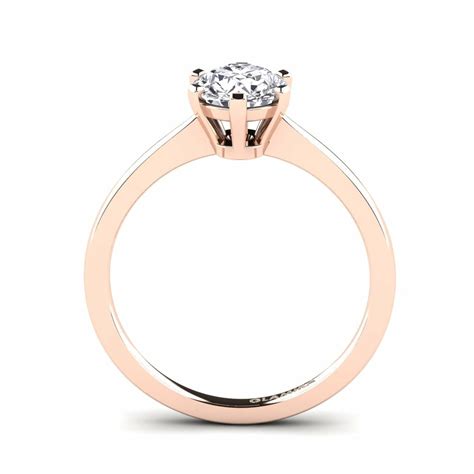 Compre Anillo De Compromiso Bridal Rise 1 0crt En Corte Redondo 1