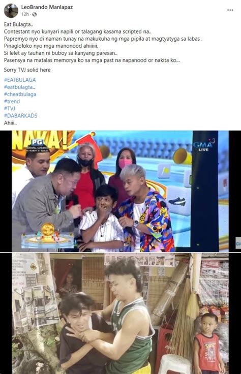 Scripted Netizen Accuses Rebranded Eat Bulaga Of Handpicking