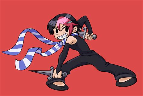 Scottforester17 Knives Chau Scott Pilgrim Comics Scott Pilgrim Series Black Footwear