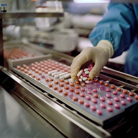 Compounded Medication Capsules And Tablets Being Filled And Labeled For