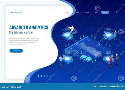isometric big data network visualization advanced analytics