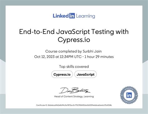 Surbhi Jain On Linkedin Cypress Automationtesting
