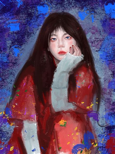 板绘厚涂 板绘procreate自学板绘原创作品 触站