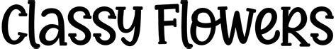 Classy Flowers Font Free Download Resource Boy