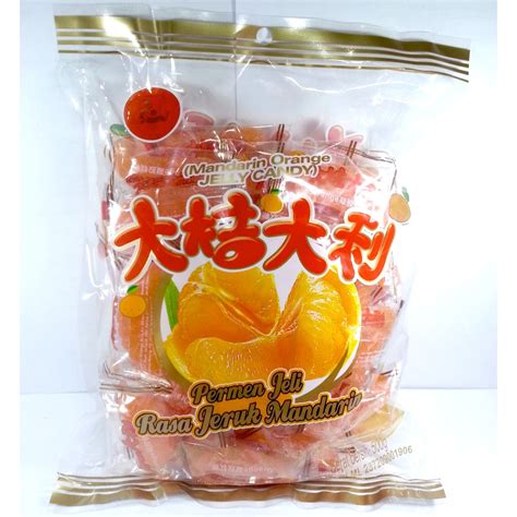 Jual Chen Liang Ji Mandarin Orange Jelly Candy Permen Lunak Jeli Jeruk Mandarin Hongmao