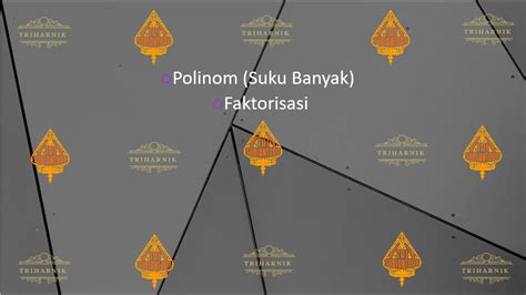 Polinom Suku Banyak Faktorisasi YouTube