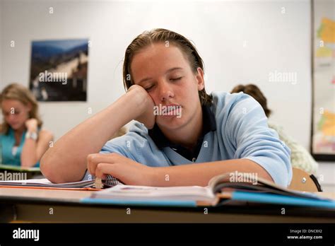 Sleepy Person In Class