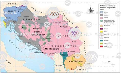 Ethnic Diversity Of Former Yugoslavia C 1990