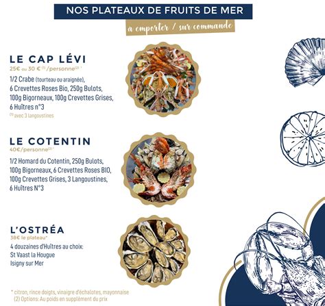 PLATEAUX DE FRUITS DE MER Aux Délices de l Océan