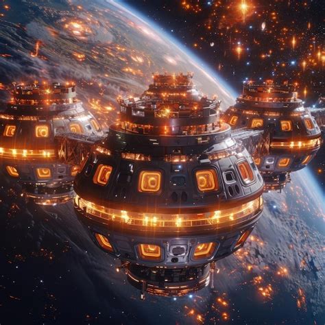 Gravitational Wave Detector In Space Premium Ai Generated Image