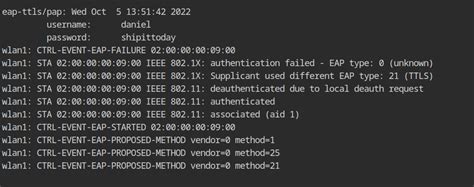 Pivoting Over TTLS PAP WPA Enterprise Networks