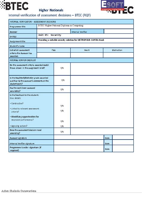 Unit 05 Security Assignment Brief Final Higher Nationals