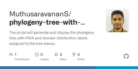 Github Muthusaravanansphylogeny Tree With Msa And Domain The Script