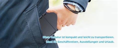 Mcbazel Faltbare Tastatur Bluetooth 50 Mit Touchpad Tragbare