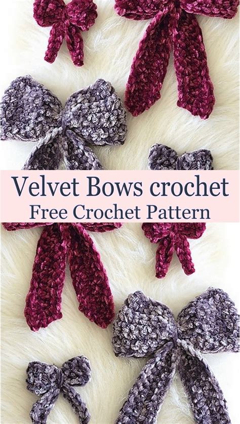Beautiful Crochet Bows