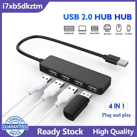 Usb Hub High Speed 4 Ports Usb 20 Hub Usb Port Portable Otg Hub Usb