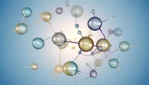 Premium Photo 3d Render Of Molecular Structure With Science Background